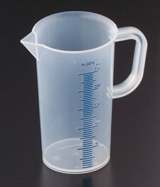 【特長・仕様】※耐熱温度:0℃~125℃※ドイツ容量(),直径×高さ(),最小目盛()250 , 72×120, 5