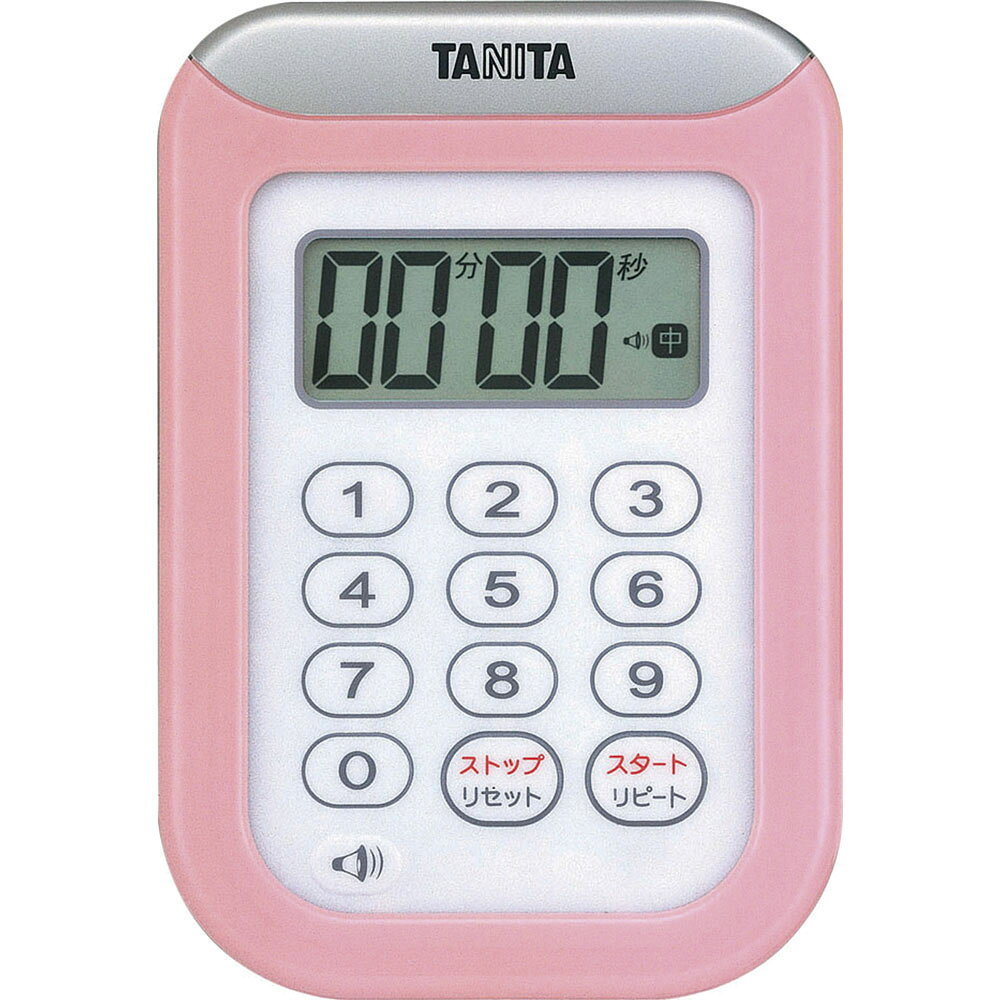 ＜特長＞●電源:単4乾電池×2本付●音量が3段階で切り替えが可能。●最小1秒セット式。●見やすい大型表示。(文字高14mm)＜仕様＞●幅×奥行×高さ(mm):77×112×22●カラー:ピンクTD-378