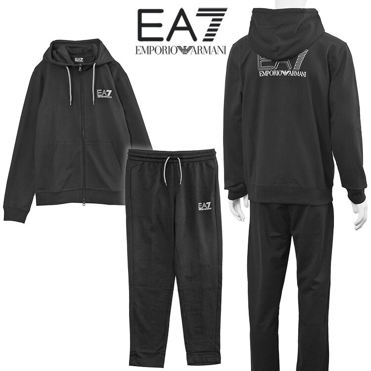 ブランドエンポリオ アルマーニ EMPORIO ARMANI 商品番号7M001319-AF13512 素材生地：綿100%、スウェットシャツのリブ部分：綿96%、エラスタン4%、フード裏地：綿100%、パンツ生地：綿100% カラーUC0...