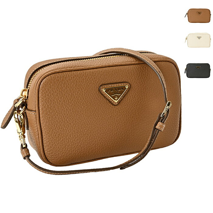 コメント PRADA レザー ミニバッグ ふっくらと柔らかなシボレザーを採用したミニバッグ。細身のショルダーストラップは取り外しが可能。ポーチやクラッチバッグのようにお持ちいただくことも。非常にコンパクトなルックスでマルチにご使用いただける...