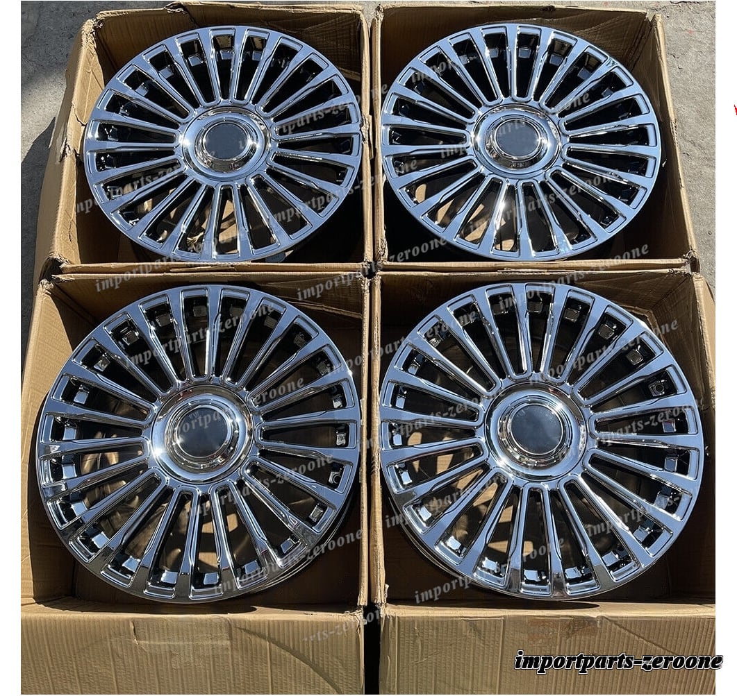 22インチ M スタイル マルチスポーク クローム ホイール Kia Carnival Genesis G80 22x9 　-BRN-12252商品詳細ご覧いただきありがとうございます。22インチ M スタイル マルチスポーク クローム ホ...