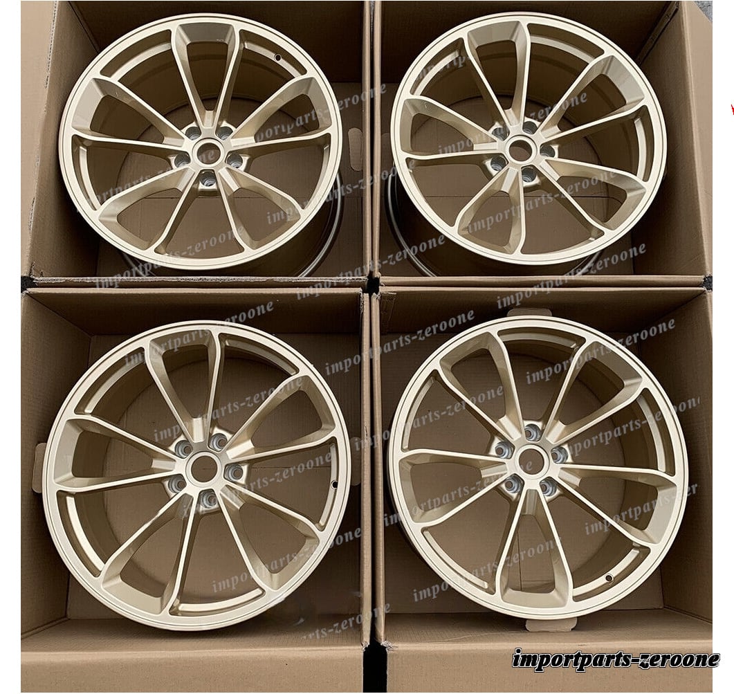 20インチ ゴールド GT4 スタイル 鍛造 ホイール ポルシェ 911 20x8.5 20x11 ナローボディ　-BRN-12216商品詳細ご覧いただきありがとうございます。20インチ ゴールド GT4 スタイル 鍛造 ホイール ポルシェ...