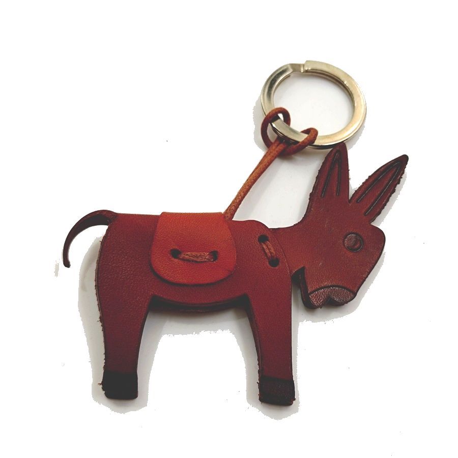■ LEATHER KEYHOLDER（レザーキーホルダー） 【 モチーフ 】 ロバ 【 COLOR 】 ダークブラウン 【 SIZE 】 本体 / 横：7.5cm×縦：7cm 【 生産国 】 MADE IN ITALYラ・クオイエリアはイ...