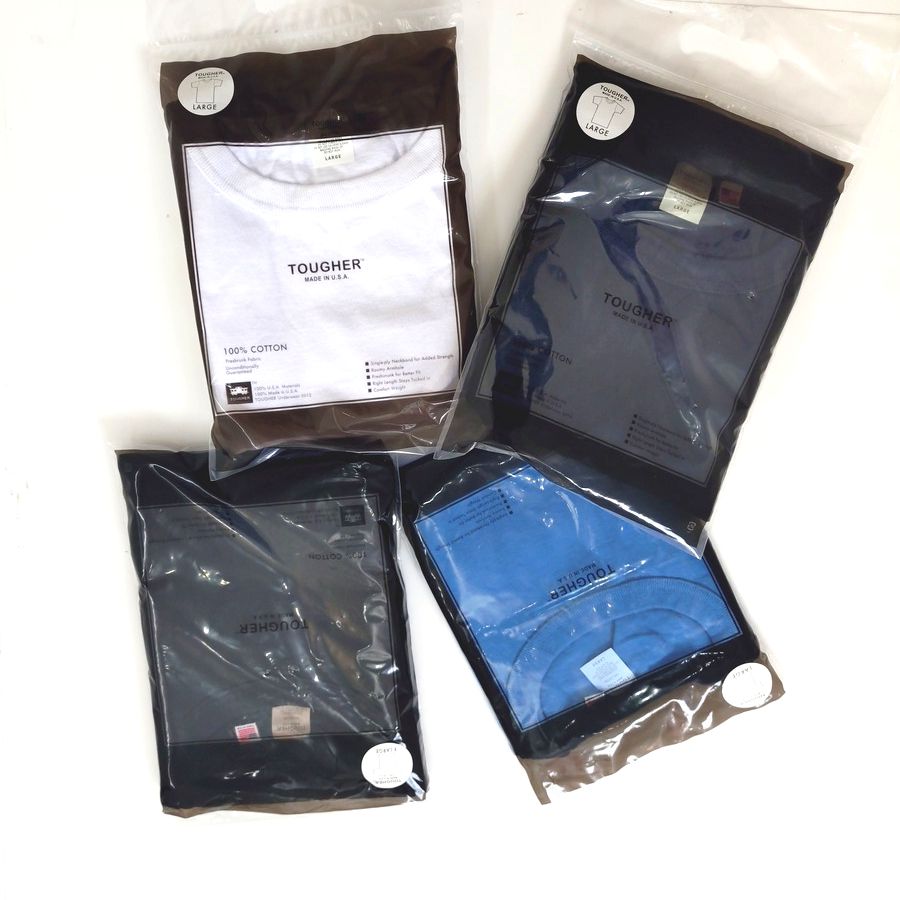 【COLOR】 WHITE BLACK NAVY BLUE 【SIZE (cm)】 M／着丈 68.5、身幅 54.0、袖丈 23.0 、肩幅 49.0 L／着丈 71.0、身幅 59.0、袖丈 24.0 、肩幅 53.5 XL／着丈 73...