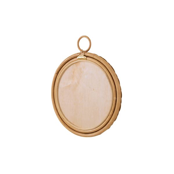 姿見鏡 ウォールミラー 幅34cm MR-712 ラタン 籐製 ラッカー塗装 3mmミラー リビング ベッドルーム 寝室 ドレッサー 玄関 | Sizeee