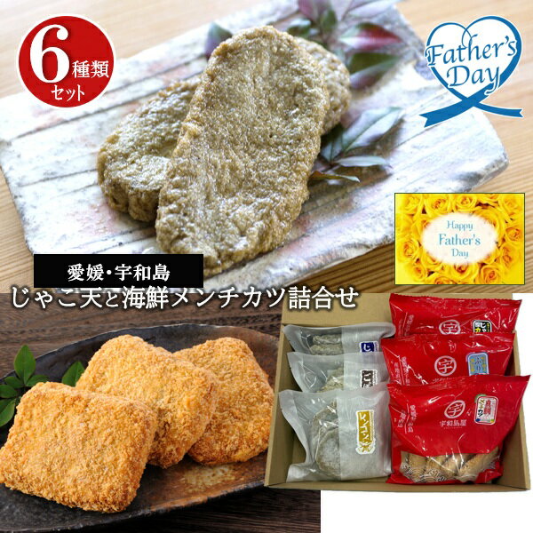 ・商品写真はイメージです。・この商品の承り期日は6月12日までとなっております。・手提げ紙袋のご要望は対応いたしかねます。父の日 プレゼント ギフト じゃこ天 グルメ 宇和島屋 じゃこ天と海鮮メンチカツ詰め合わせ メッセージカード 父の日ギ...