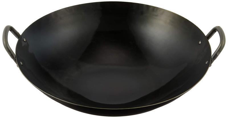 山田工業所 鉄 打出 中華両手鍋 33cm(板厚1.2mm)外寸 :H90mm・内寸 :33cm重量:1110g材質:鉄