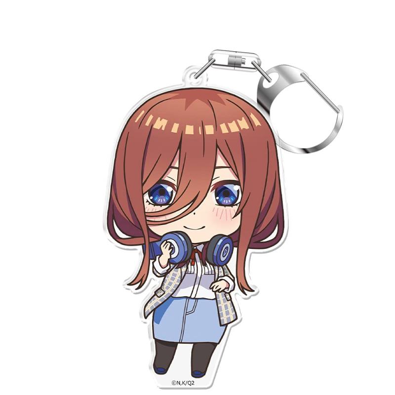 [azumaker] 五等分の花嫁∬ ぷにこれキーホルダー(スタンド付) 中野三玖(C)春場ねぎ・講談社／「五等分の花嫁∬」製作委員会