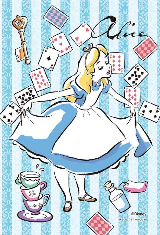 70ピース ジグソーパズル プリズムアートプチ アリス-Alice-(10x14.7cm)<b>本体サイズ :</b>10x14.7cm(C)Disney