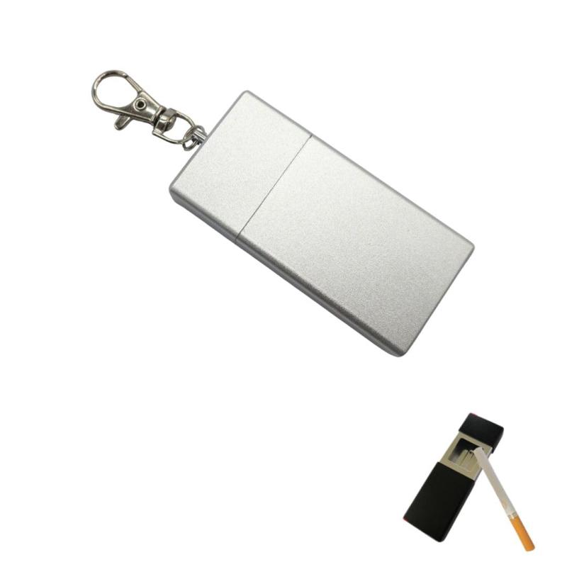 HYOJINYO ポータブル アルミ製 mini灰皿, キーホルダー付き, 漏れ防止高品質素材: アルミ合金製で耐久性に優れ、軽量でスタイリッシュなデザイン携帯性: コンパクトサイズで持ち運びに便利、キーホルダー付きで使いやすい設計密閉設計...