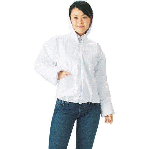TRUSCO(トラスコ) タイベック製保護服フード付ジャンパーS寸色:ホワイトサイズ:S着丈(cm):146~158適応胸囲(cm):68~80質量(g):80