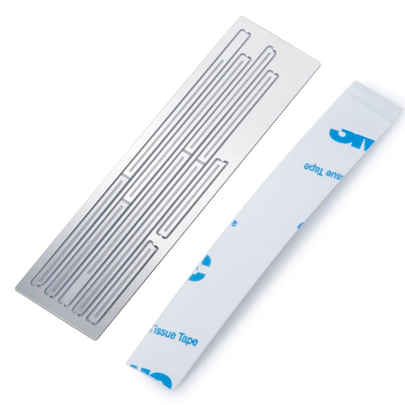 TRZX タミヤ 1/14 RC トレーラートラック R620用 サイドパネルトリムプレート頑丈で耐久性があり、取り付けが簡単新しい外観と絶妙な技量材料: 金属タミヤ1/14 RCトレーラートラクターR620に適しています梱包内容: 1 ×...