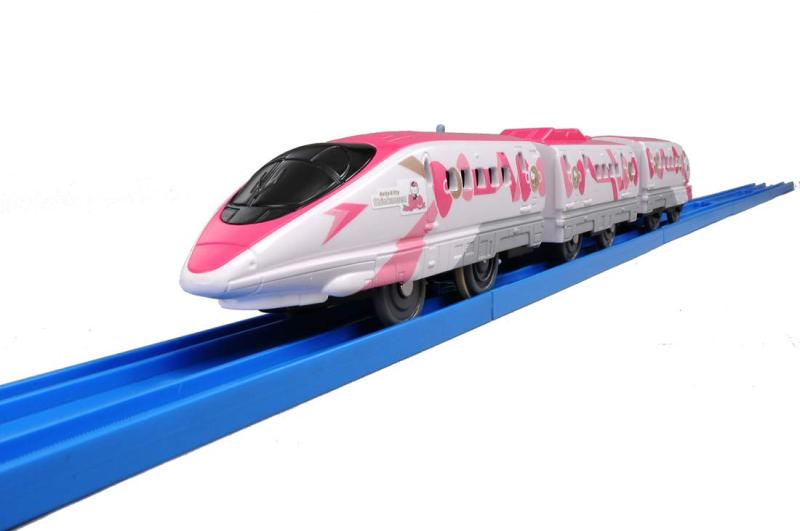 プラレール SC-07 ハローキティ新幹線(C) TOMY (C)1979,2019 SANRIO CO .,LTD. JR西日本商品化許諾済対象年齢:3歳以上単3形乾電池1本使用(電池は別売です。)誤飲防止のため、電池ケース蓋に｢ネジ止め...