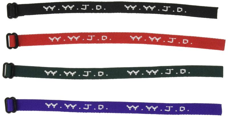 W.W.J.D. Webbing Bracelet Assortment (12 pc) by Rhode Island Novelty原産国:アメリカ合衆国パッケージ数量:1製品タイプ:おもちゃとゲームレッド、グリーン、パープル、ブラック...