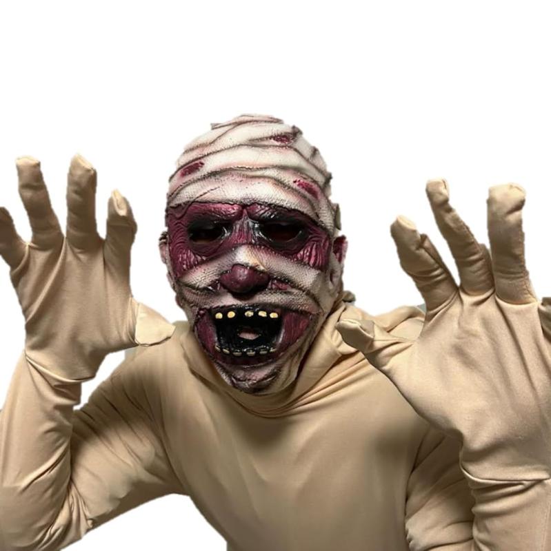 ST TS ミイラ男 ミイラ 怖い マスク 悪魔 妖怪 鬼 幽霊 リアル ホラー ハロウィン コスプレ お化け お面 仮面ミイラ男 ミイラ 怖い マスク 悪魔 妖怪 鬼 幽霊 リアル ホラー ハロウィン コスプレ お化け お面 仮面