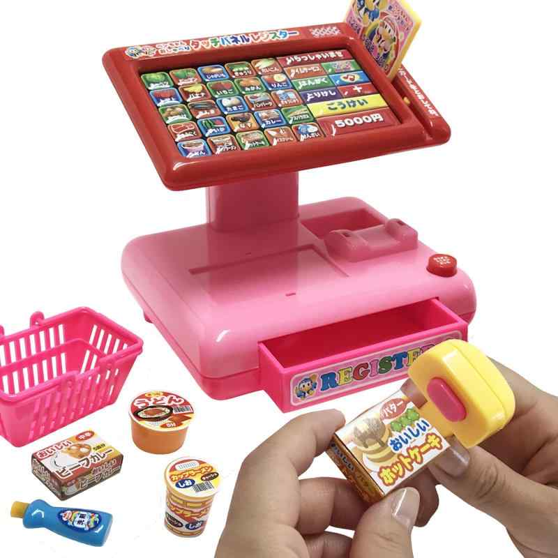 しゃべるレジスター 店員さんごっこ ボタンを押すと光る 音が鳴る しゃべり出す おもちゃ ごっこ遊び おままごと 子ども【子どもが大好きおままごと ごっこ遊び】大人気のレジスターでお店屋さんごっこをしよう付属の商品をお買い物カゴに入れて楽し...