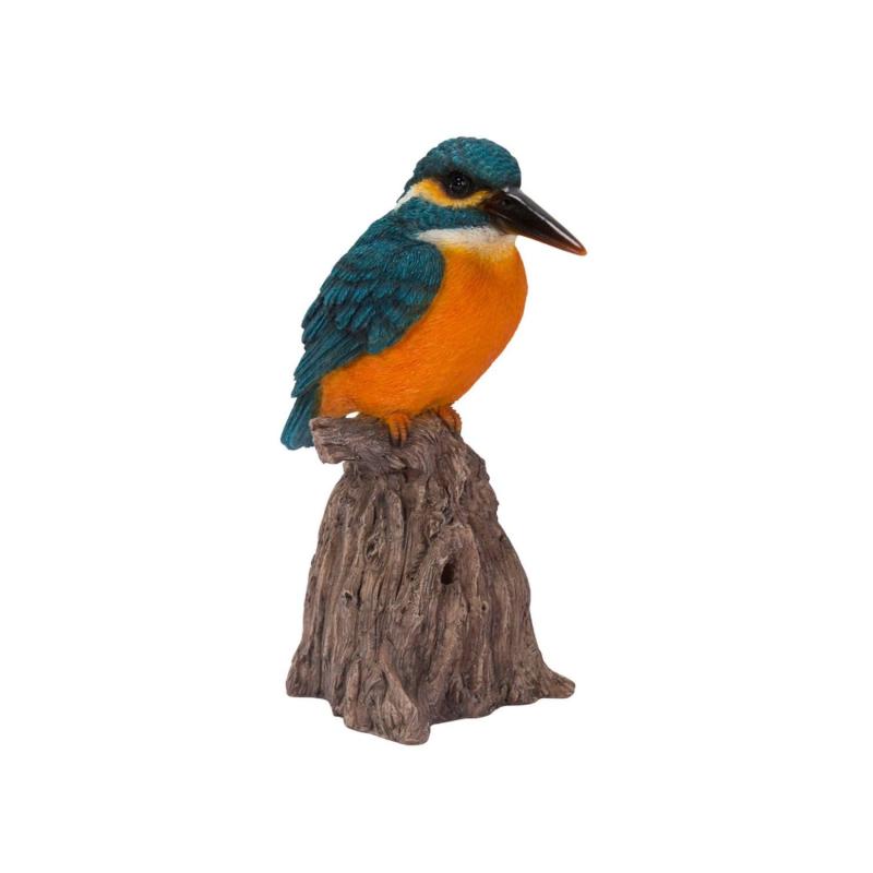 ウービア 切り株に立つ鳴くカワセミ 10×6.8×14.5cm 人形 フィギュア 置き物 アニマル 動物 ガーデン 装飾 鳥 H20188ヨーロッパの人々に愛され続けてきたブランド「ウービア」。リアルな質感にこだわっています。「自然が人間の...