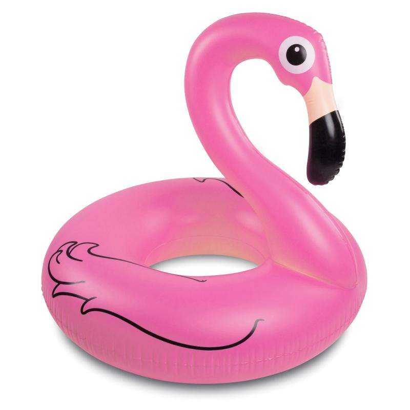 でかく赤い鳥フロート フラミンゴ 浮き輪 プール フロート 海 浮き輪 GY66サイズ：120cm　重量： 850g