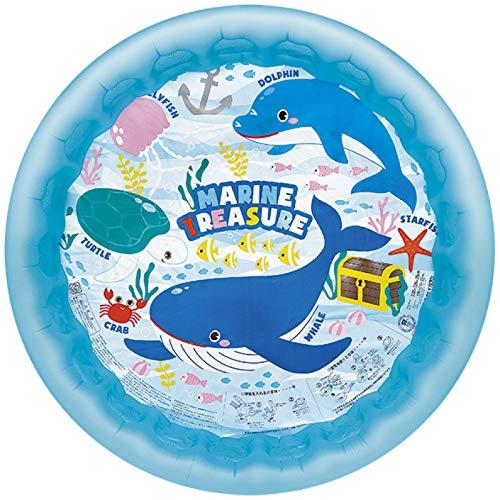 イガラシ マリントレジャープール 120cm かんたん空気栓ふくらましサイズ:約129×27cm3歳以上かんたん空気栓大