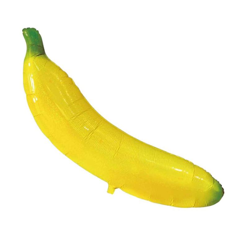 横浜風船 大きなバナナ風船大きなバナナのフィルムバルーンヘリウム:可 空気:可 ガス容量:37リットルふくらまし前:太さ360×長さ1200mm、ふくらまし後:太さ220×長さ1130mm素材・材質：フィルム