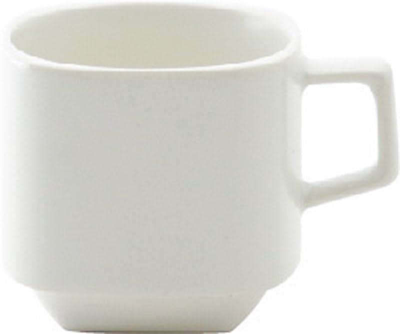 光洋陶器 KOYO カルマ スノーホワイト スタックコーヒーカップ 食洗機対応 日本製 12910452直径73×95×70高さ(mm)満水容量-約220cc 重さ-約200g材質：磁器、美濃焼、日本製