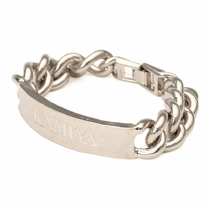 メーカー希望小売価格はメーカー商品タグに基づいて掲載しています 【商品詳細】 ■ブランド ： KAMIYA カミヤ ■商品名 ： KAMIYA ID Bracelet ■品番 ： G12AC071 ■サイズ　：　FREE(長さ19.5cm/...