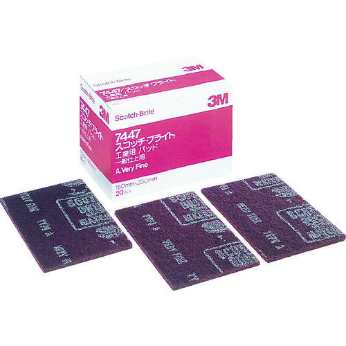 【品番】7447 S/B BOX【メーカー】スリーエム　ジャパン（株）研磨材製品事業部【JAN】4549395818600【販売単位】1箱※掲載画像は代表画像です。シリーズ共通の画像を使用している場合があり、お届けは商品名に記載の型番・数量...