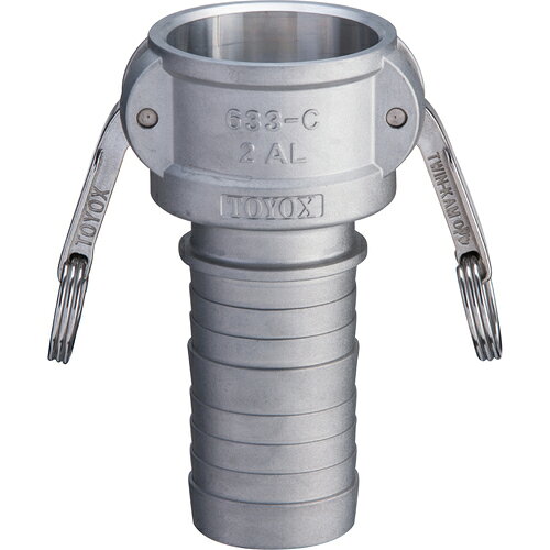 【品番】633-C-3/4-AL【メーカー】（株）トヨックス【JAN】4975196914652【販売単位】1個※掲載画像は代表画像です。シリーズ共通の画像を使用している場合があり、お届けは商品名に記載の型番・数量となります。■特長【簡単接...