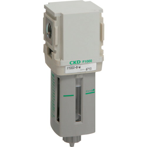 【品番】F3000-10-W-F【メーカー】CKD（株）【JAN】4547431017529【販売単位】1個※掲載画像は代表画像です。シリーズ共通の画像を使用している場合があり、お届けは商品名に記載の型番・数量となります。■特長空気配管中の...