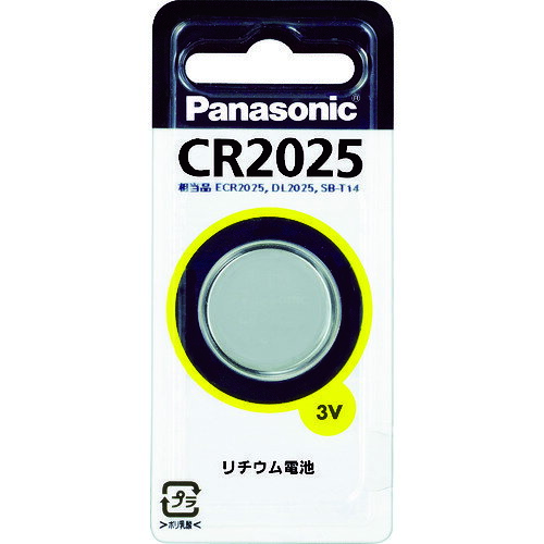 【品番】CR2025P【メーカー】パナソニック（株）【JAN】4902704242341【販売単位】1Pk※掲載画像は代表画像です。シリーズ共通の画像を使用している場合があり、お届けは商品名に記載の型番・数量となります。■特長水銀使用0です...