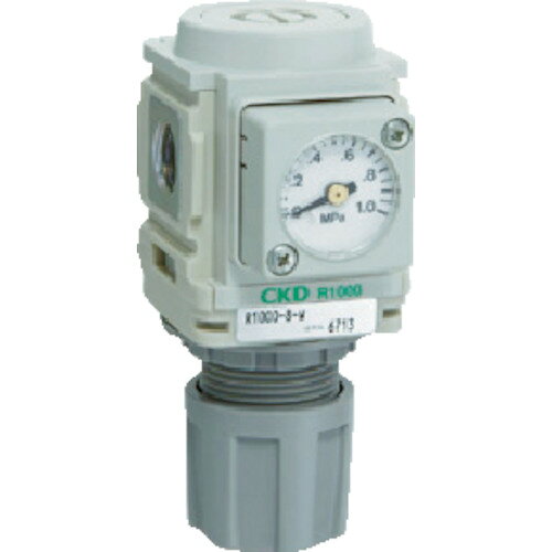 【品番】R2000-10-W【メーカー】CKD（株）【JAN】4547431016928【販売単位】1個※掲載画像は代表画像です。シリーズ共通の画像を使用している場合があり、お届けは商品名に記載の型番・数量となります。■特長空気の圧力を調整...