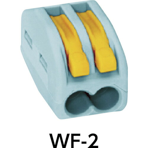 【品番】WF-2【メーカー】ワゴジャパン（株）【JAN】4050821346470【販売単位】1箱※掲載画像は代表画像です。シリーズ共通の画像を使用している場合があり、お届けは商品名に記載の型番・数量となります。■特長単線もより線もレバー操...