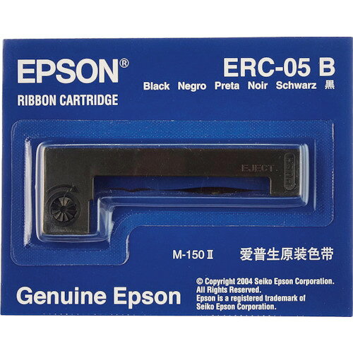 【品番】ERC-05B【メーカー】セイコーエプソン（株）【JAN】4548056142078【販売単位】1個※掲載画像は代表画像です。シリーズ共通の画像を使用している場合があり、お届けは商品名に記載の型番・数量となります。■特長EPSONミ...