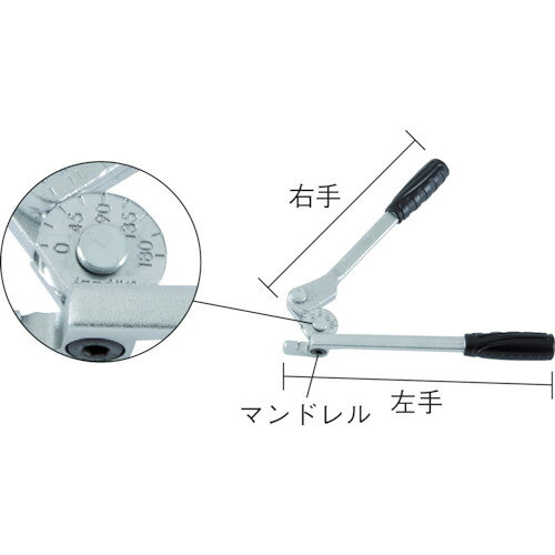【品番】TTB-8M【メーカー】トラスコ中山（株）【JAN】4989999376395【販売単位】1丁※掲載画像は代表画像です。シリーズ共通の画像を使用している場合があり、お届けは商品名に記載の型番・数量となります。■特長軟質銅管、軟粘質ア...