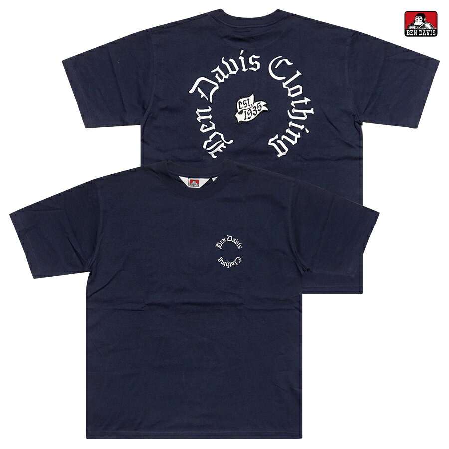 商品詳細 BEN DAVISより新作Tシャツが入荷！フロント・バックに刺繍でデザインを施したクオリティの高い1枚。サンフランシスコで創業した老舗ワークウェアブランドBEN DAVIS。アメリカ西海岸の風とワークウェアカンパニーならではの品質...