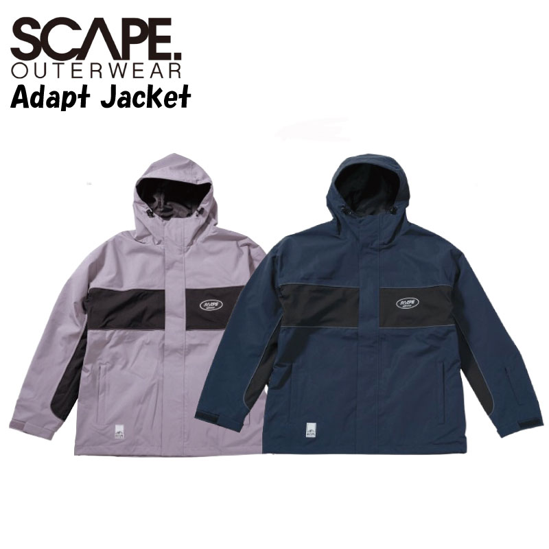 ●ブランド：SCAPE エスケープ ●商品名：Adapt Jacket WATERPROOF: 20,000mm BREATHABLE: 20,000g/m^2/24hr Fullseam Sealing 2レイヤー / パスケース / ウ...