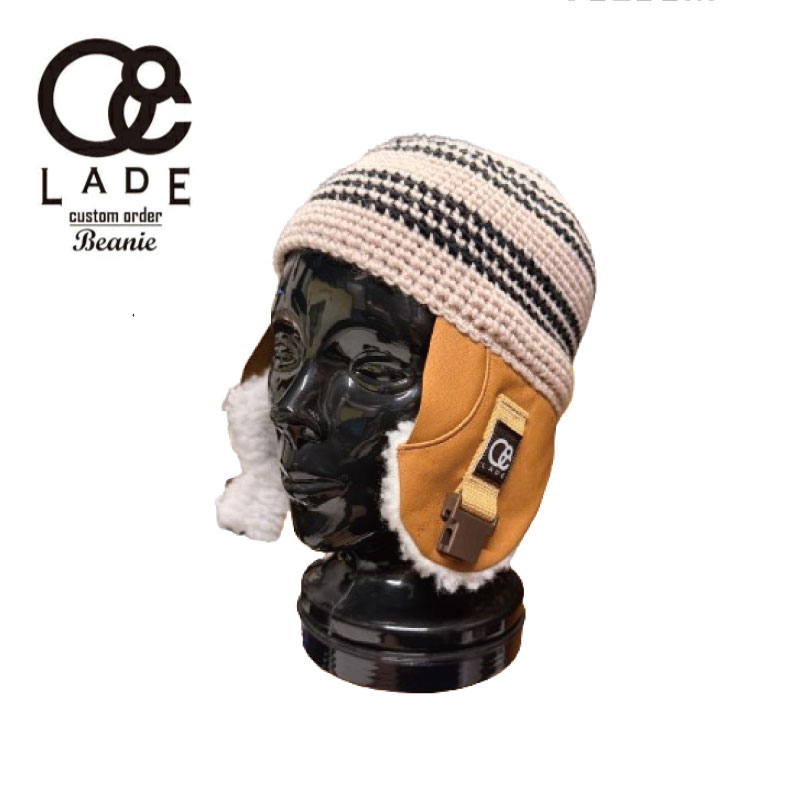 ●ブランド：LADE clothing【レイド 】 ●商品名：LADE Beanie Garden Hog ●サイズ：M（56cm） ●カラー：ナチュラル/ブラック ●フォグレザー 1つ1つのビーニー全ての工程はLADE自社で、こだわりの国...