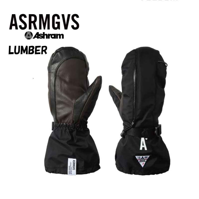 ●ブランド：Ashram アシュラム ●商品名：LUMBER - black センタージッパーが大きく開閉する3レイヤーミトン PRODUCT OVERVIEW ジッパーが大きく開閉し、 カメラやスマホなどを ストレスなく使用できる「LUM...