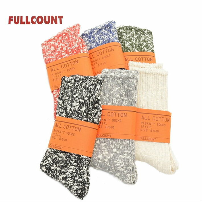 FULLCOUNT　フルカウント 1960年代のヴィンテージダブルシリンダーマシーンを使い製作している定番のソックスシリーズ。 今回はより柔らかく、履き心地、耐久性を向上させるべく、職人と話し合い新たなマシンを使用して編み立てました。 今ま...