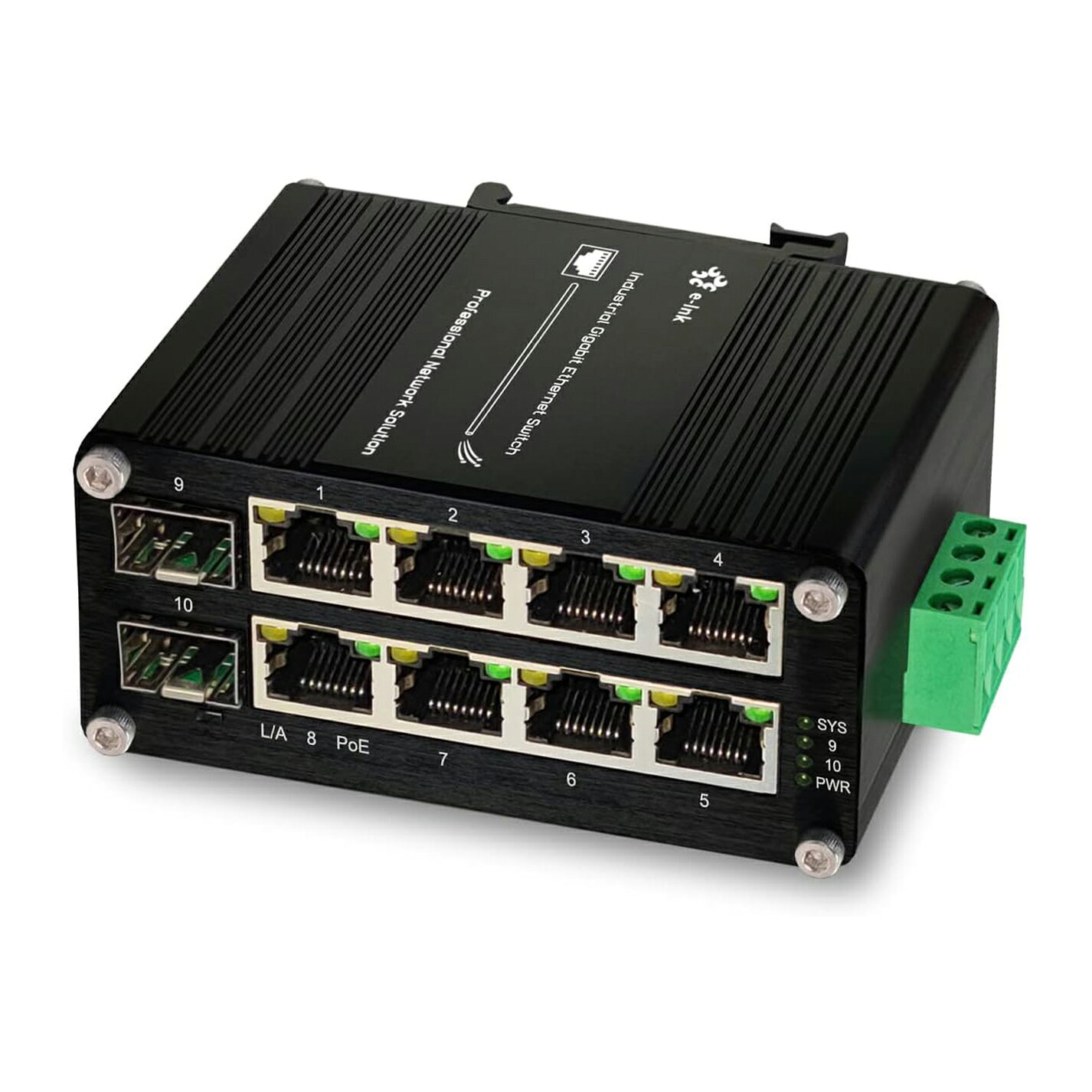 ブランド Throncom ポート数 10 付属コンポーネント 2 光 8 電気 PoE イーサネットスイッチ, 取扱説明書, 壁取り付けブラケット 対応デバイス PoE AP, PoEカメラ, PoE電話 電圧 48 ボルト (DC) こ...