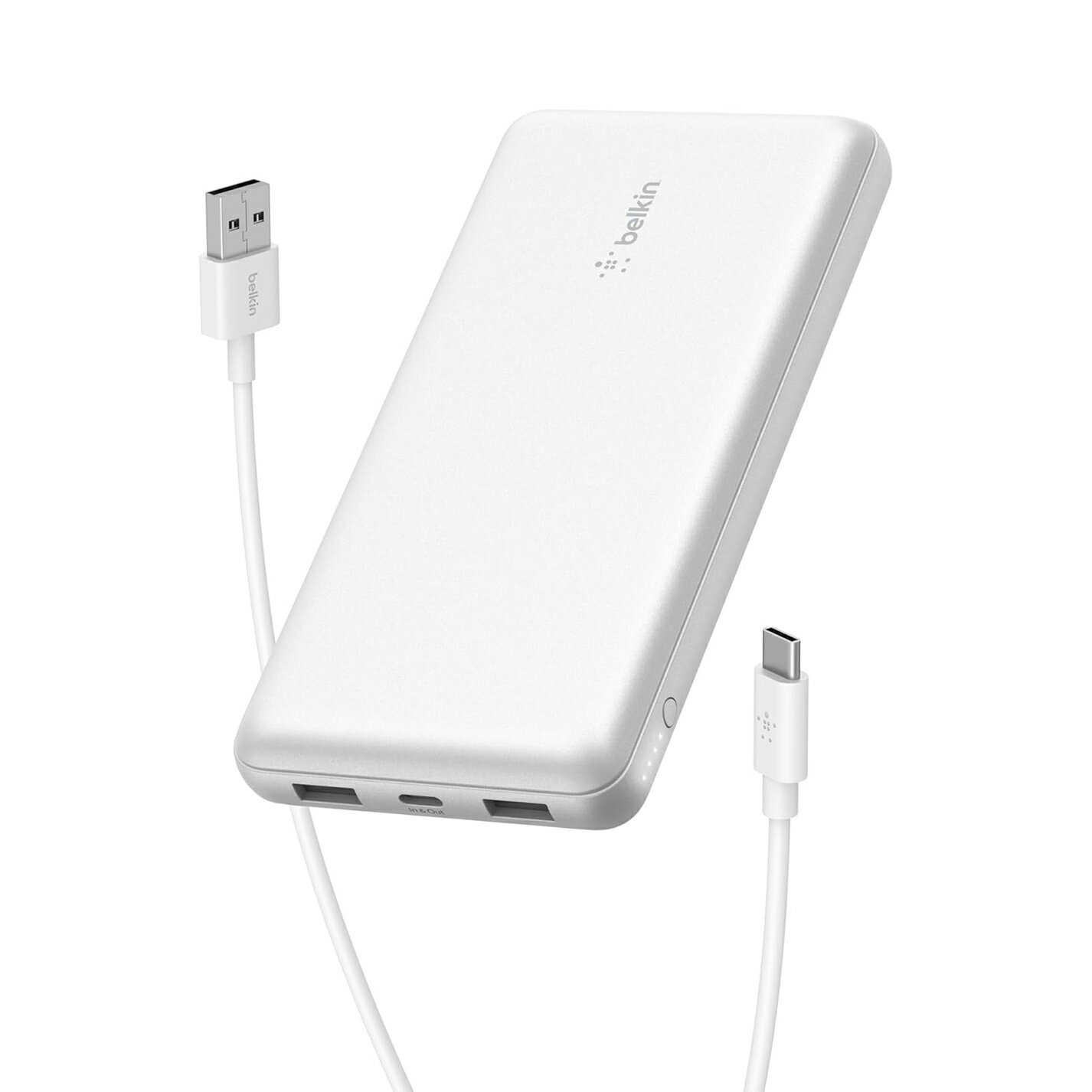 ブランド Belkin 色 ホワイト バッテリー容量 20000mAh 15W 特徴 軽量 電圧 5 ボルト 【大容量20000mAhでスマホ時間を拡張】iPhone 15などのスマートフォンを約4回以上フル充電できる大容量バッテリーです。...