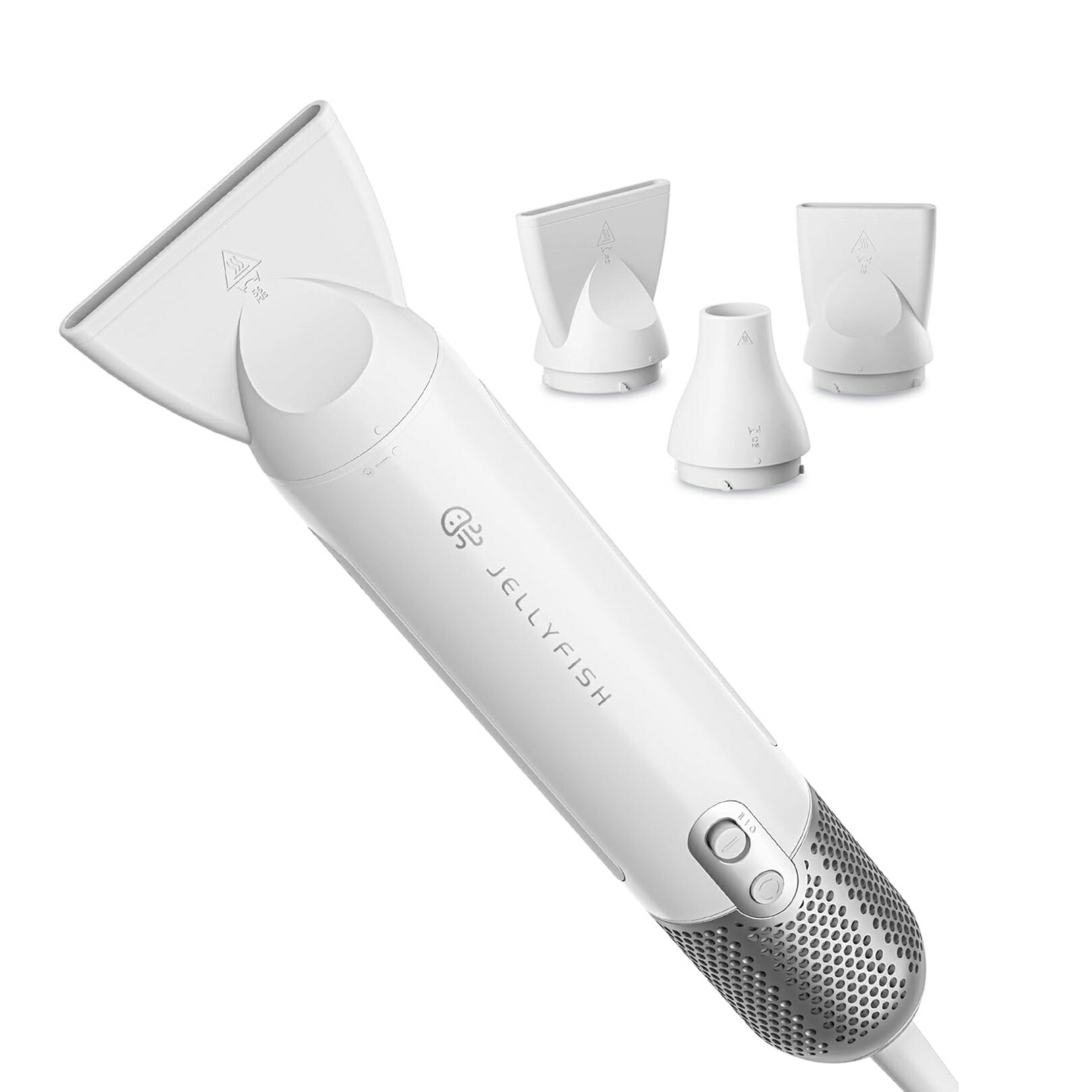 ブランド Jellyfish 色 ホワイト 材質 ABS ワット数 1350 W 電源 電源コード式 この商品について 【旅行の携帯性】Jellyfishスマートペットヘアドライヤーは、ペットとの旅行に最適です。ペット用ヘアドライヤーの重さ...