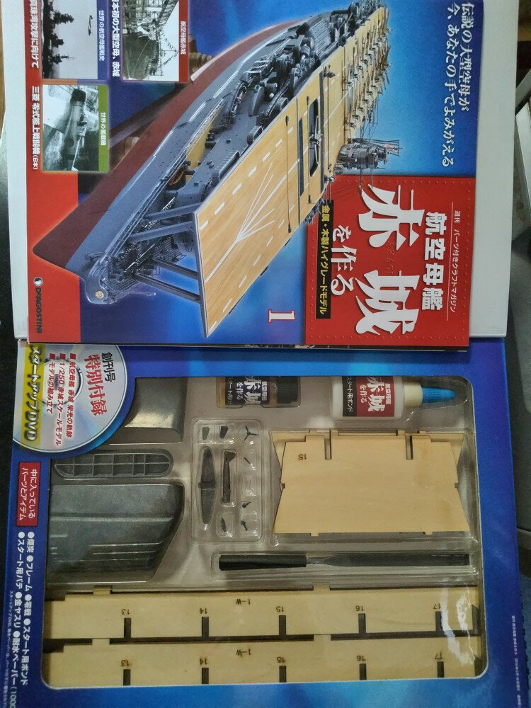 【　週刊航空母艦赤城　第1号　2010年3月9日16日合併号発行　※未使用品・DVD付き※　】　状態は未使用品の商品です。★ご注文後、商品クリーニングを行い、クリスタルパック・封筒で梱包し、ゆうメール便にて発送致します◆コンディションガイド...
