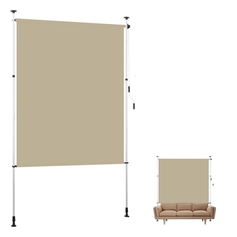 フレキシブルな目隠し＆日よけ：オーニングテントは、バルコニーやテラス、ガーデンに最適なソリューションです。直射日光や風、外部からの視線を効果的にカットしながら、外の景色はそのまま楽しめます。賃貸住宅でも安心の「穴あけ不要」設計で、高品質な作...