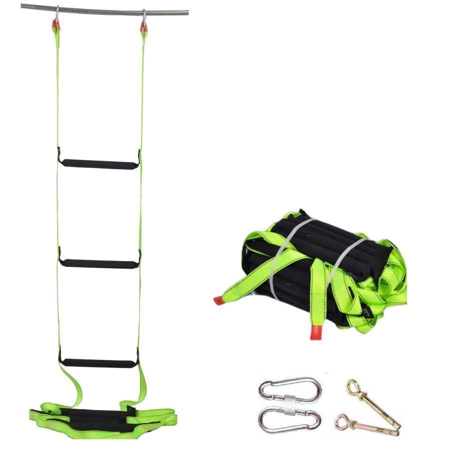 避難はしご 梯子 脱出用ロープのはしご ロープラダー エスケープ 縄はしご 縄梯子 滑り止め災害用 避難用 緊急対応に 難燃材 壁面作業の足場にも活躍 耐荷重300k避難はしご 梯子 脱出用ロープのはしご ロープラダー エスケープ 縄はしご...