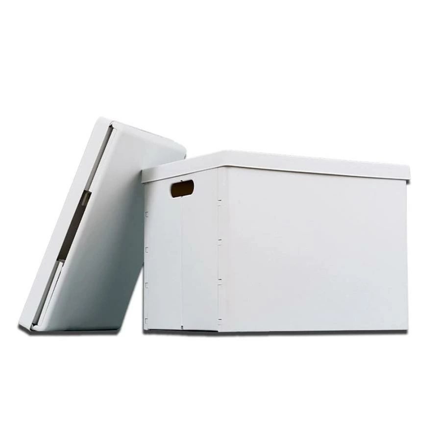 【折りたたみ・収納ボックス】展開時サイズ：44.5*33.5*33cm、折畳み時サイズ：44.5*33.5*6cm 、 材質:プラスチック(異臭無し環境に優しいPP) 、本体重量：1.49kg【使いやすい・省スペース】折りたたみコンテナ、使...