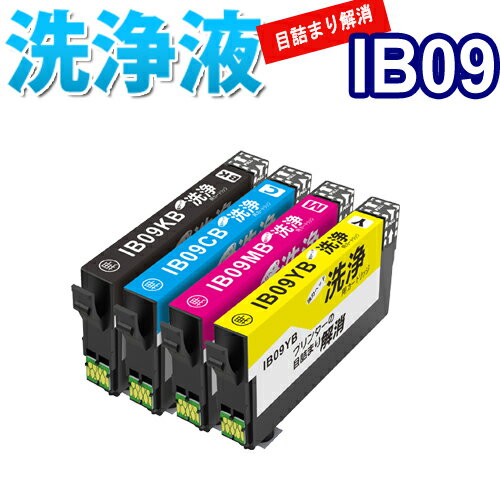 商品名 IB09B（電卓）インク専用 洗浄カートリッジ<インク溶解液 > 対応メーカー エプソン 内容 ・IB09KB ブラック用 ・IB09CB シアン用 ・IB09MB マゼンタ用 ・IB09YB イエロー用 入数 4個 I...