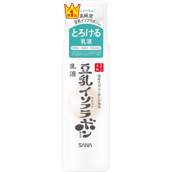 成分・分量【成分】水、グリセリン、エタノール、スクワラン、豆乳イソフラボン、豆乳発酵液、BG、アルギニン、カルボマー、シクロデキストリン、ステアリン酸、ステアリン酸グリセリル、ステアロイルグルタミン酸Na、セタノール、ダイズタンパク、ダイズ...