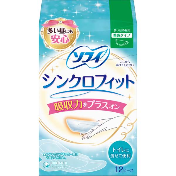 使用上の注意点トイレのつまりを防ぐため、シンクロフィットは1枚ずつ大の水量で流してください。お肌に合わないときは医師に相談してください。装着の不快感が続く場合は、ご使用を中止してください。本品は単独で使用せず、必ずユニ・チャームのシート状ナ...