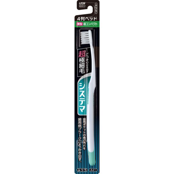 成分・分量【素材】 【柄の材質】 本体：ポリプロピレン。 ラバー部：EPDM、ポリプロピレン。 【毛の材質】 飽和ポリエステル樹脂 【毛の硬さ】 ふつう 【耐熱温度】 80度使用上の注意点●力の入れすぎは、歯ぐきを傷つける原因にもなります。...